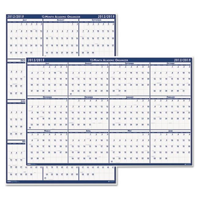 Acad. Laminated Wall Planner - Walmart.com
