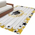 Academic Cap Diploma Area Rug 3x5 Washable Rug Non Slip Modern ...