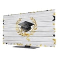 Academic Cap Diploma TV Cover for 65 Inch Screen, Stretch Fabric ...