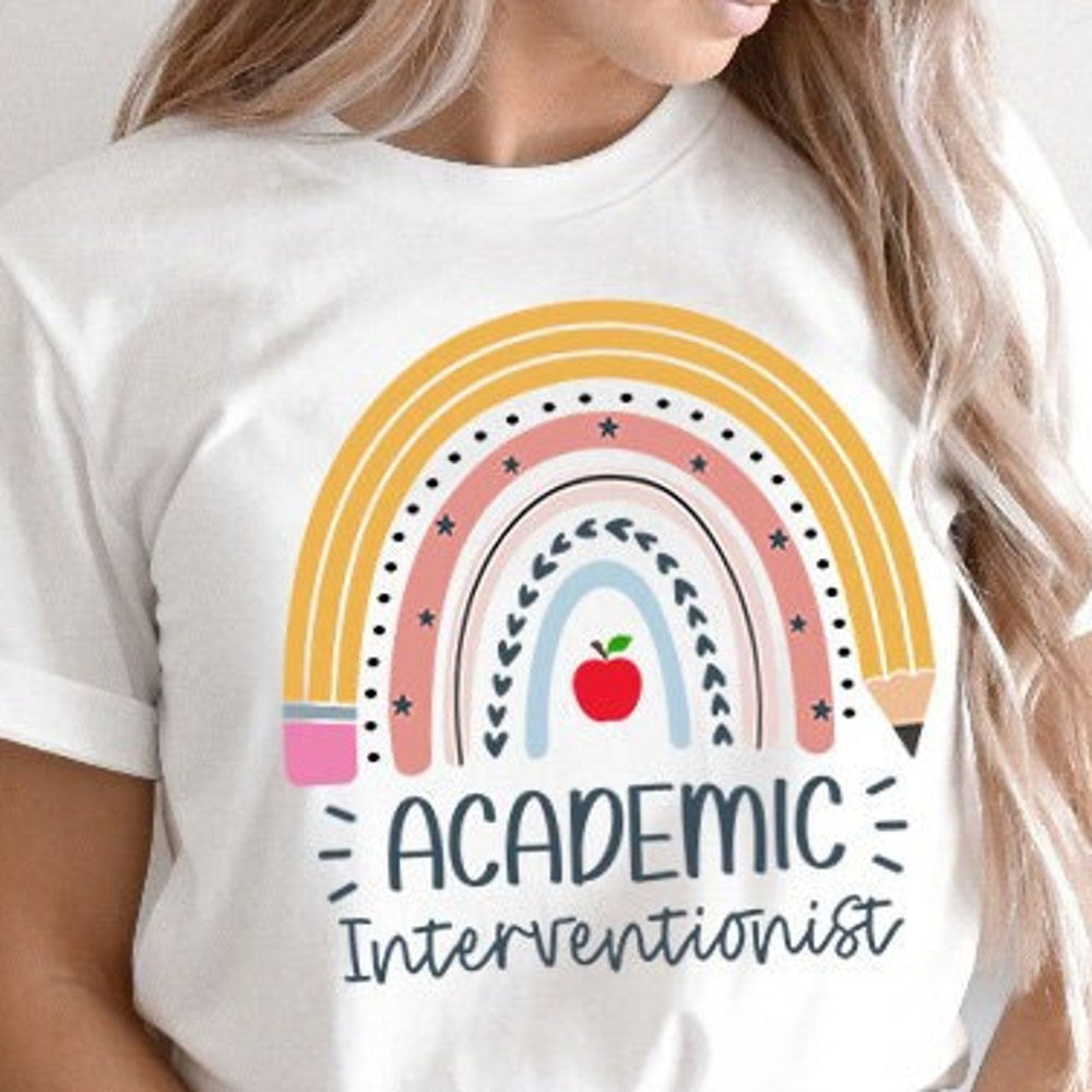 Academic Interventionist Shirt, Reading Interventionist, Math ...