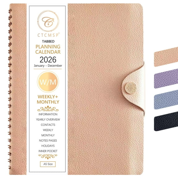 mfyjkho 2026 Planner, Weekly & Monthly Organizer with Yearly Calendars ...