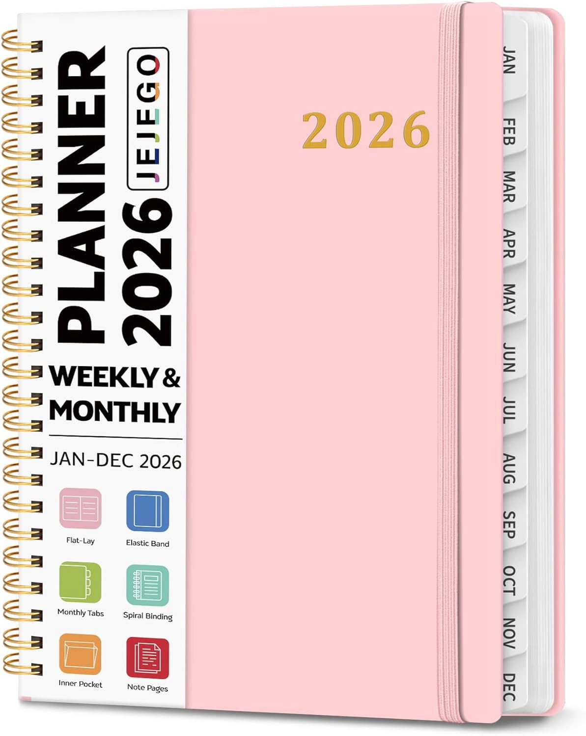 Academic Planner 2025-2026, Weekly and Monthly Calendar Planner Book ...