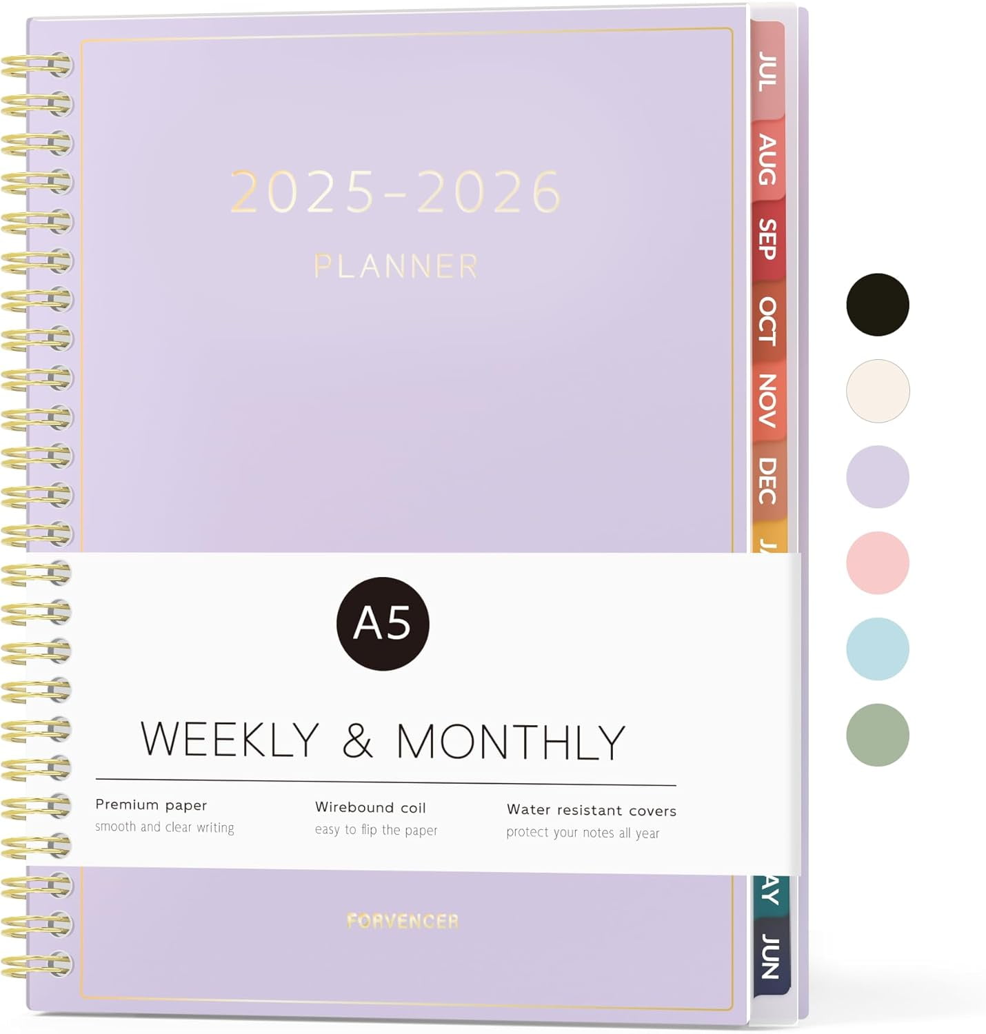 Academic Planner 2025-2026, Weekly and Monthly Calendar Planner (July ...