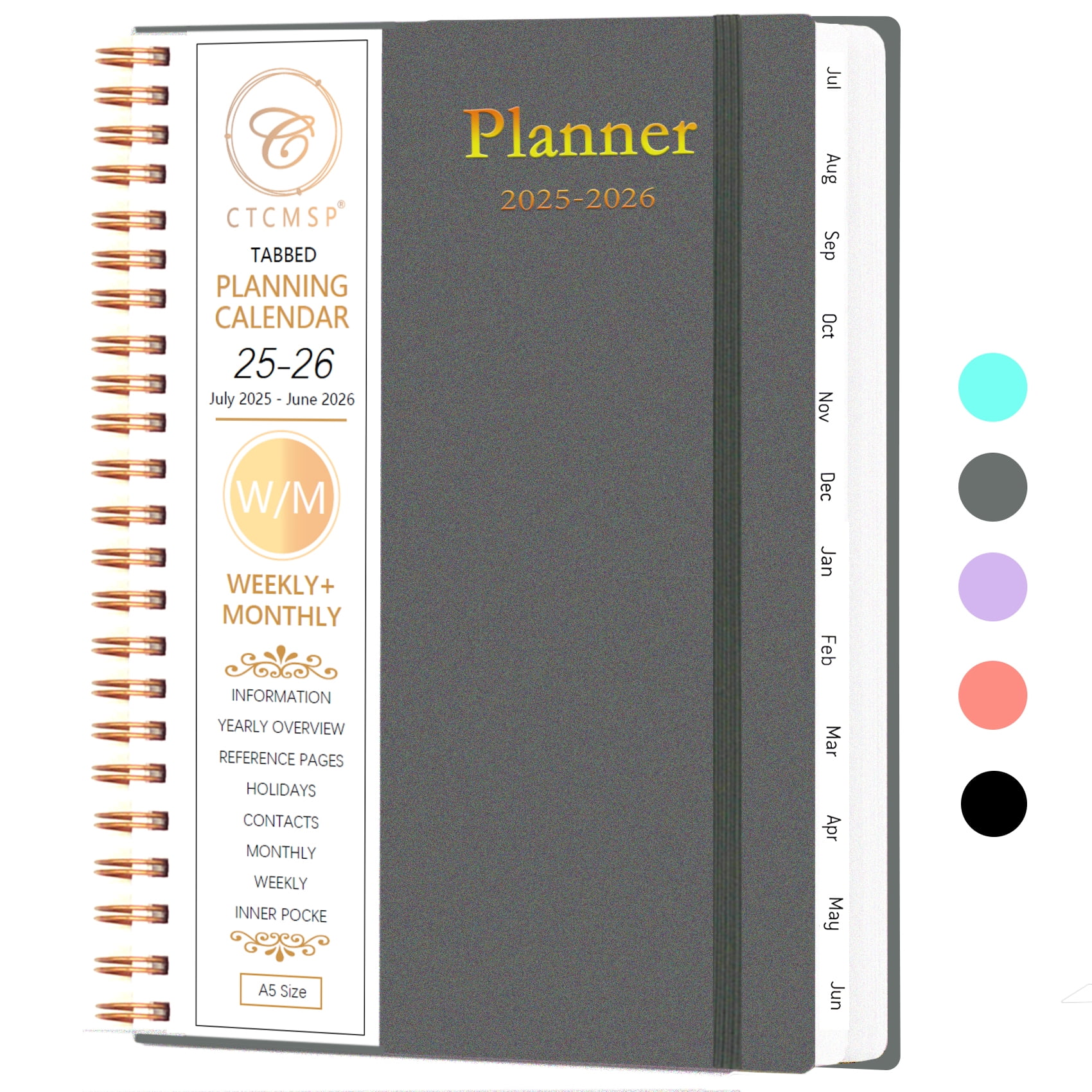Academic Planner 2025-2026 Weekly Monthly Planner From JUL 2025-JUN ...