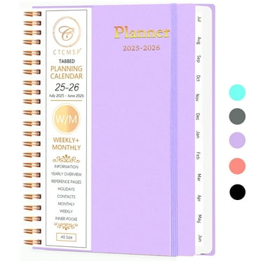 Academic Planner 2025-2026 For Women & Men, Monthly and Weekly Calendar ...