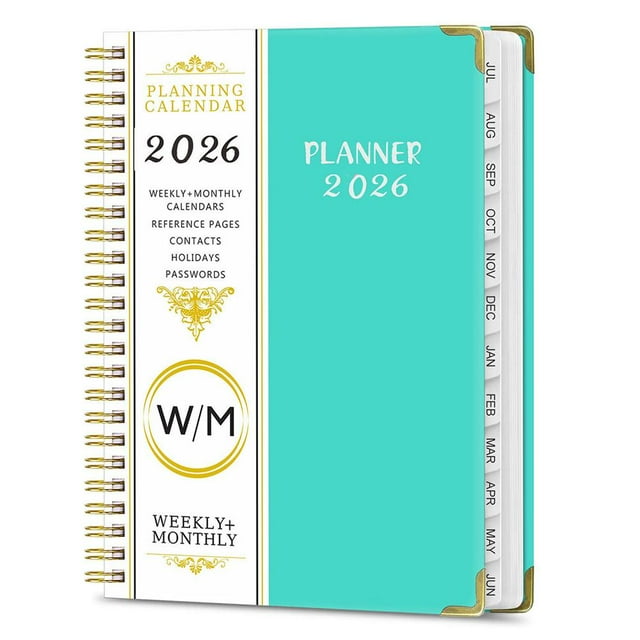 Academic Planner 2026,Hardcover Weekly & Monthly Calendar Planner, JAN ...