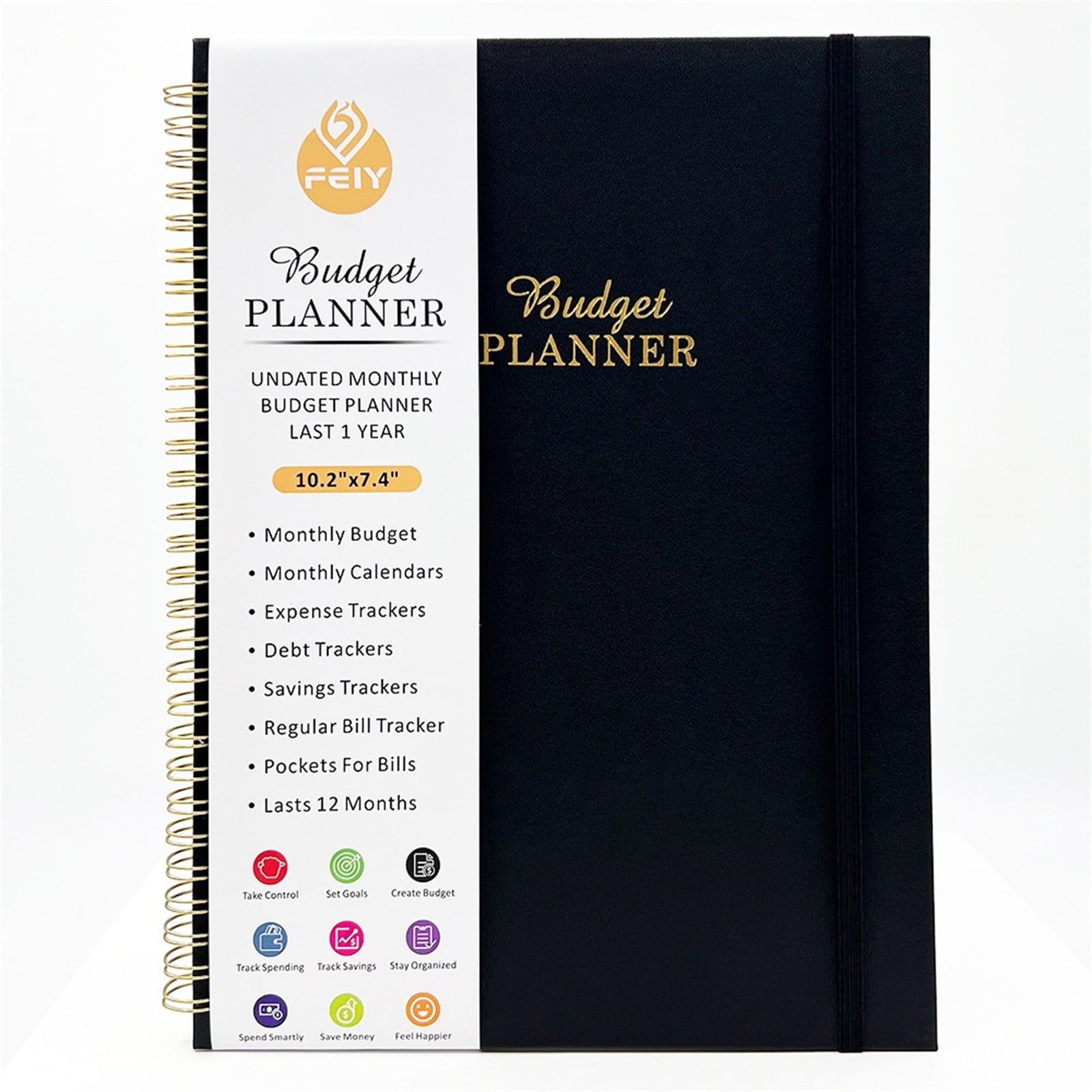 Academic Planner, Tyeign Budget Planner Monthly Budget Book with ...