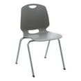 Academic Stack Chair -Graphite - Walmart.com