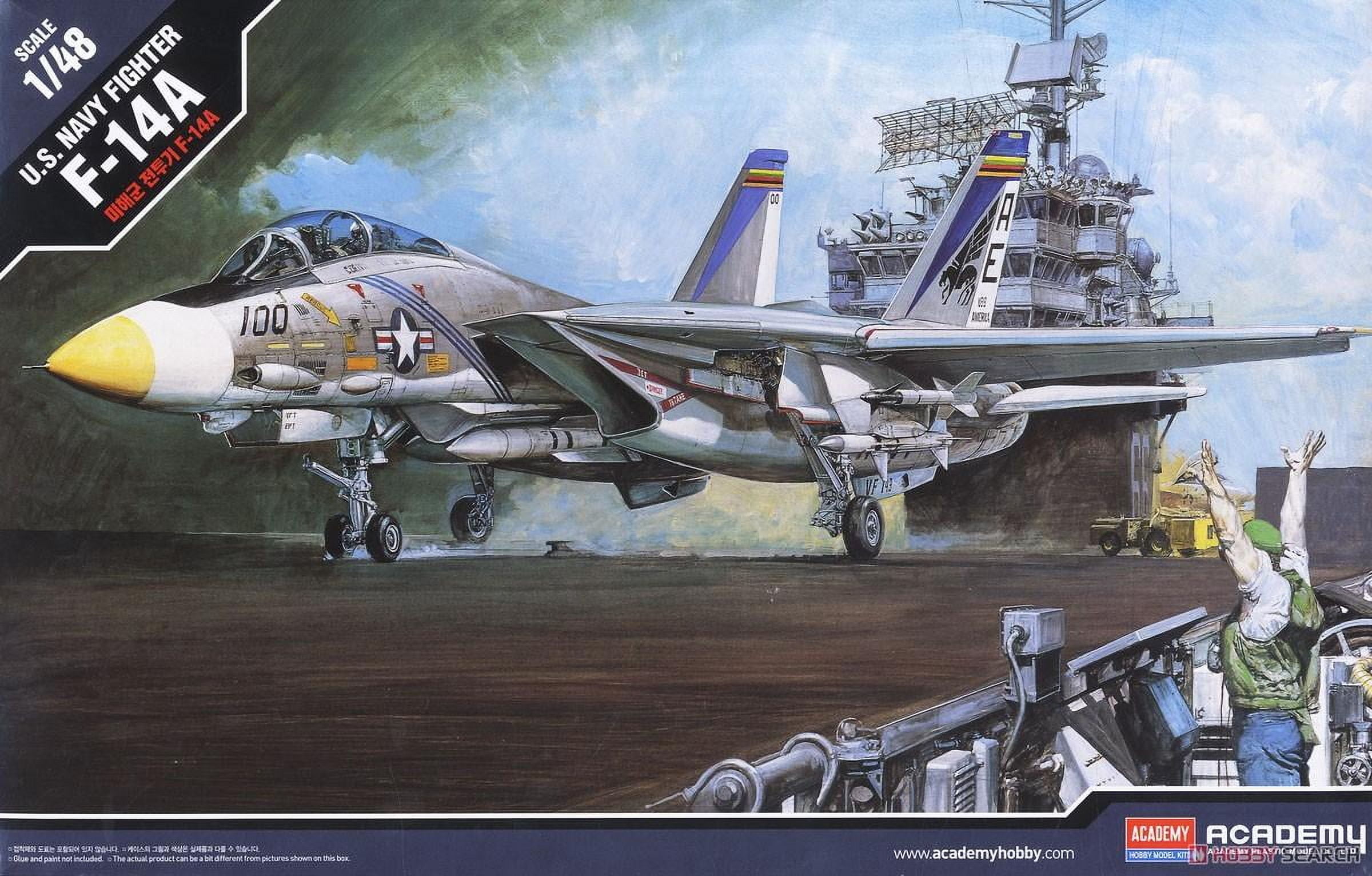 Academy 12253 1/48 F-14A Tomcat (Plastic model) - Walmart.com