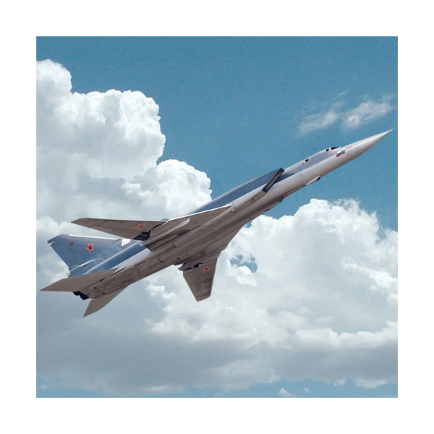 Academy 12636 Tupolev TU-22M3 'Backfire' C 1/144 Scale Plastic Model ...