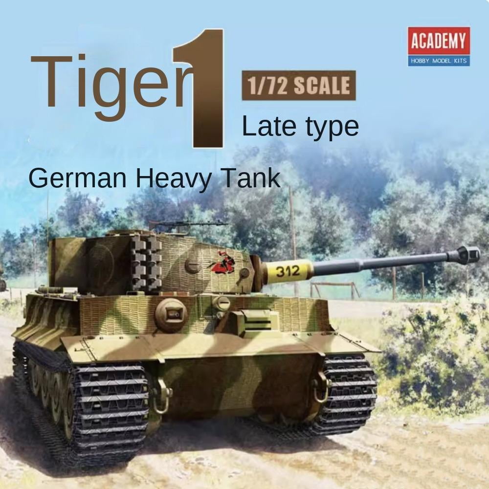 Academy AC13431 1/72 Scale Tiger-Ⅰ Ver. Late Model Kit - Walmart.com