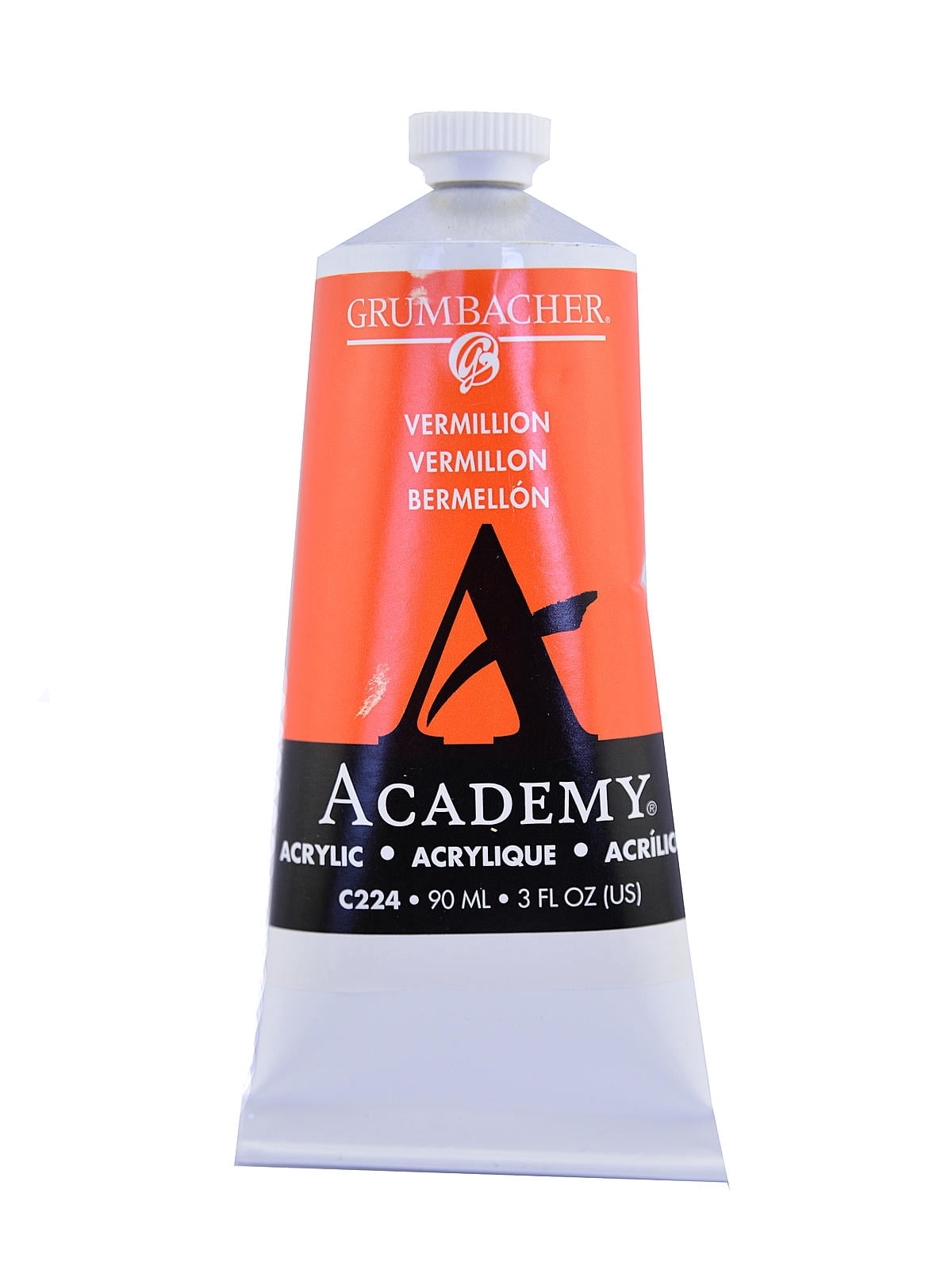 Academy Acrylic Colors vermillion, 3 oz. (90 ml) (pack of 3) - Walmart.com