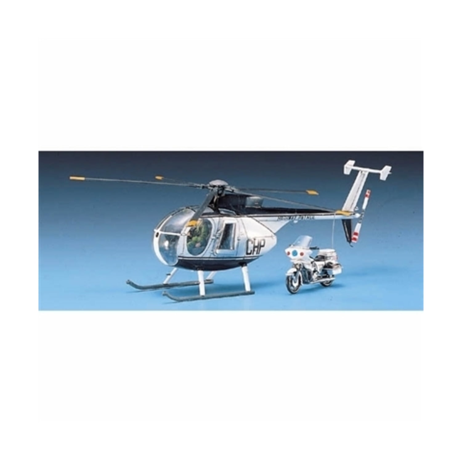 Academy Hobby Hughes Police Helicopter 500D New - Walmart.com