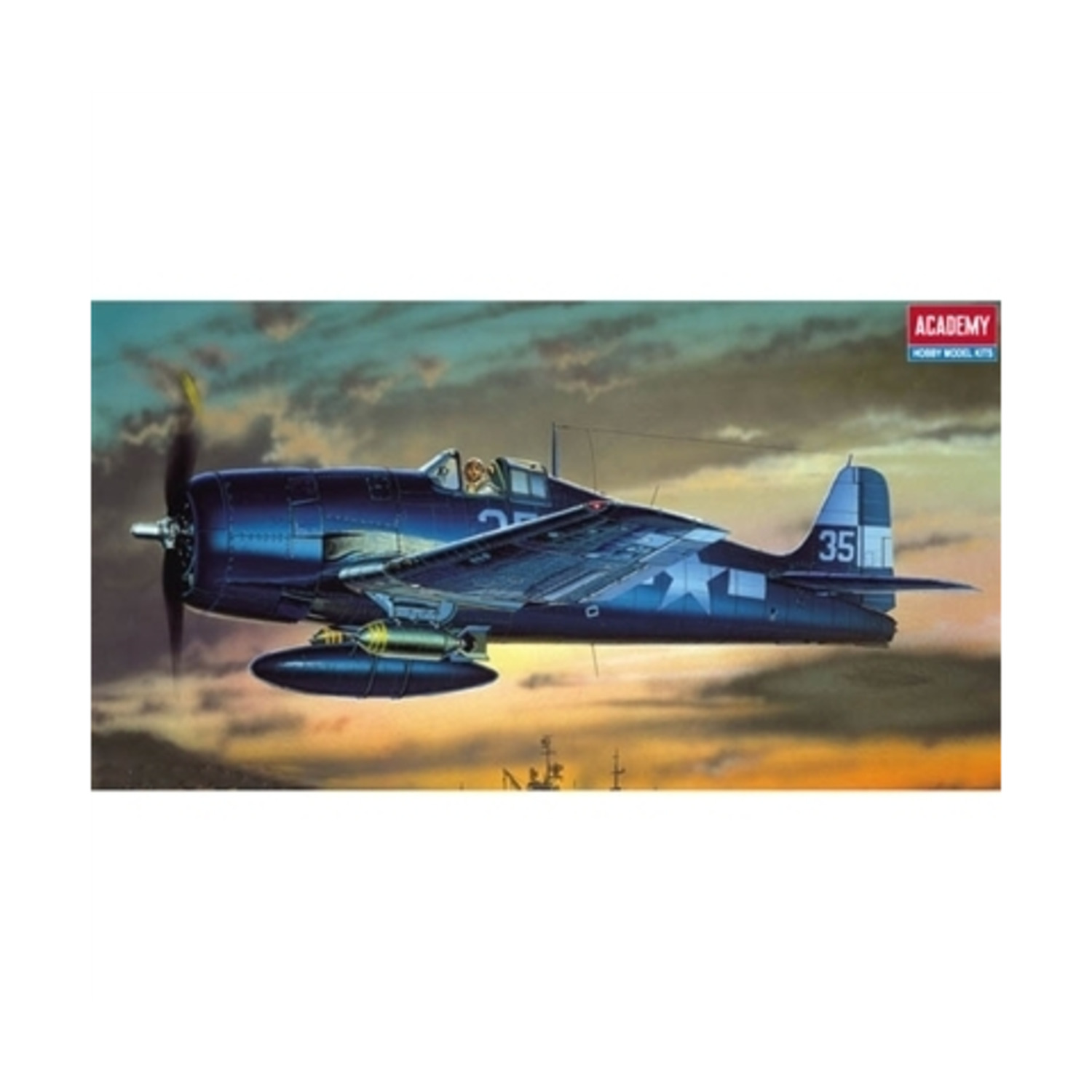 Academy/Model Rectifier Corp. 1/72 F6F5 Hellcat ACY12481 Plastic Models ...