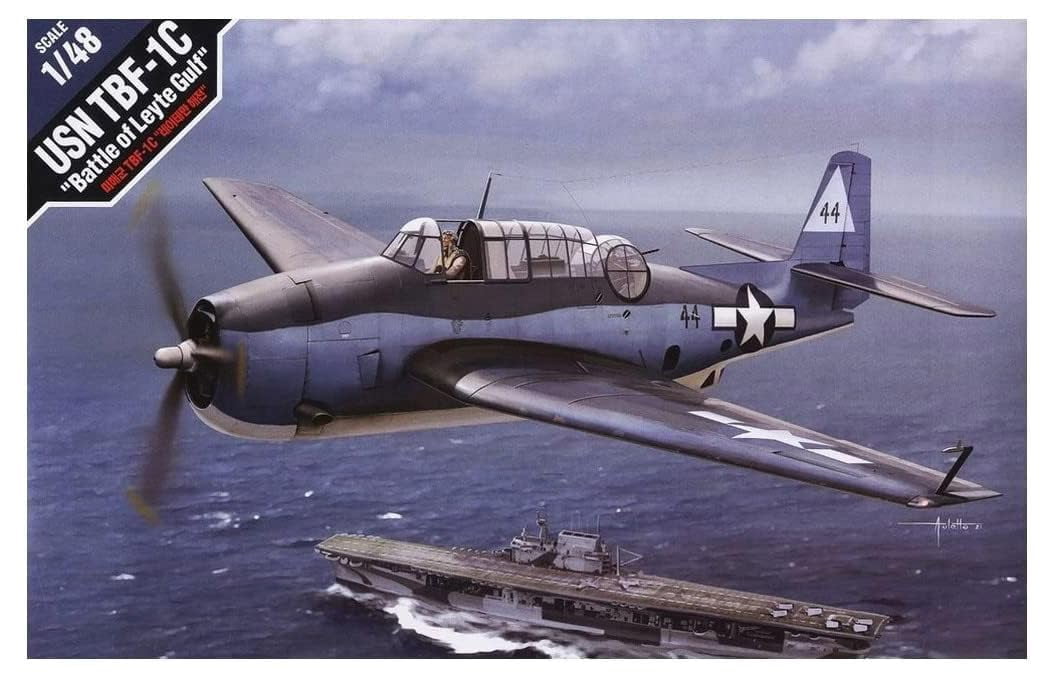 Academy Models 12340 148 United States Navy TBF-1C Avenger Battle of ...