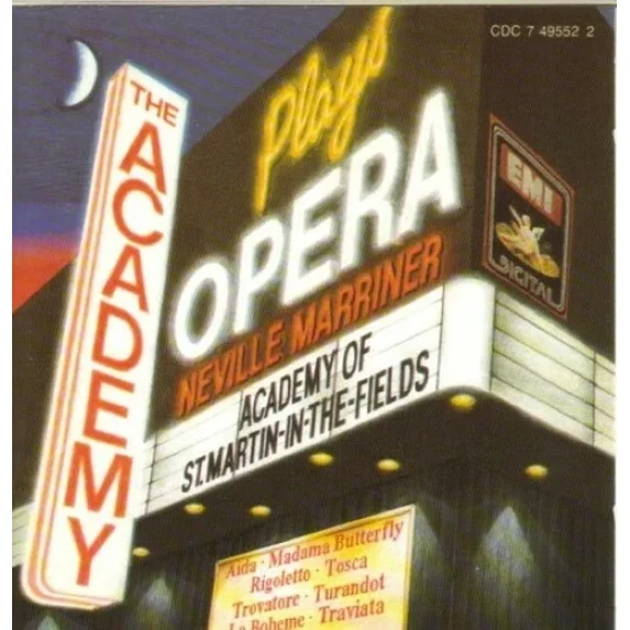 Academy Plays Opera - Music CD - 1990-10-25 - Capitol - Very Good ...