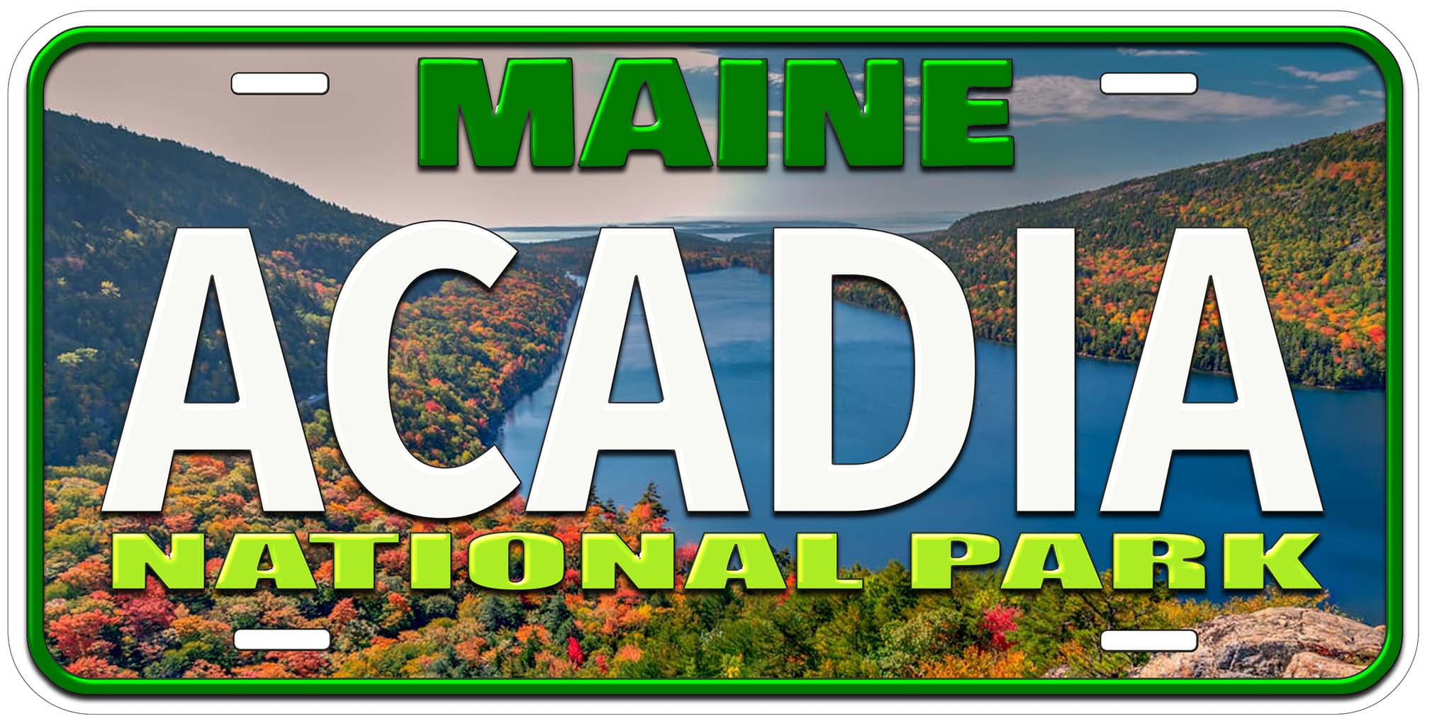 Acadia Maine National Park Novelty Car License Plate - Walmart.com