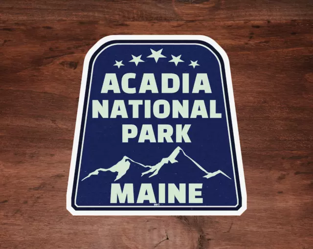 Acadia National Park Decal Sticker Maine Laptop Bumper Phone Decal ...