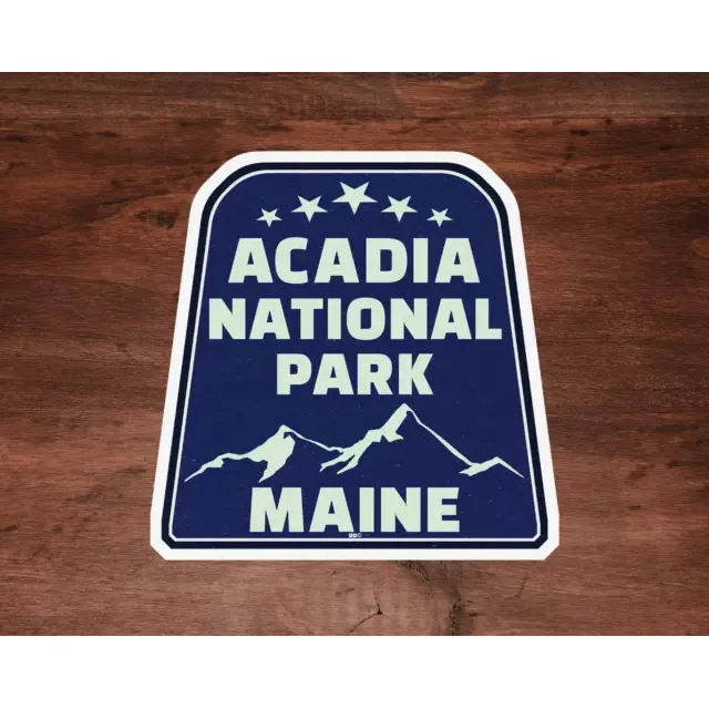 Acadia National Park Decal Sticker Maine Laptop Bumper Phone Decal ...