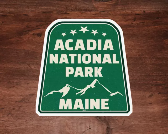 Acadia National Park Decal Sticker Maine Laptop Bumper Phone Decal ...