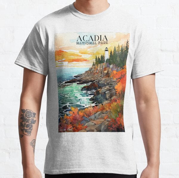 Acadia National Park Isle Au Haut Classic T-shirt - Walmart.com