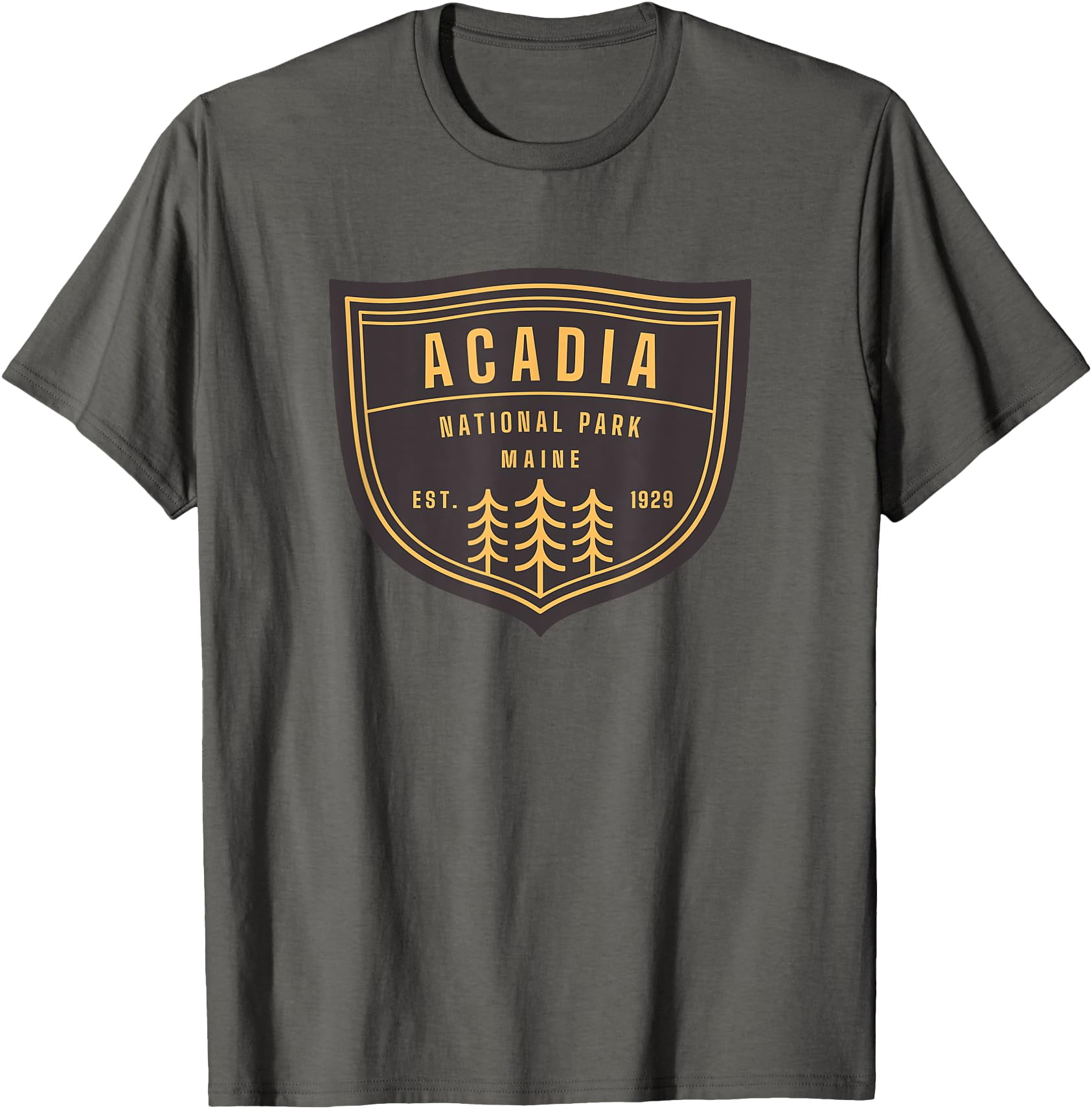Acadia National Park Maine Hiking Vacation Souvenir Retro Unisex T-Shirt for Men Women Kids ...