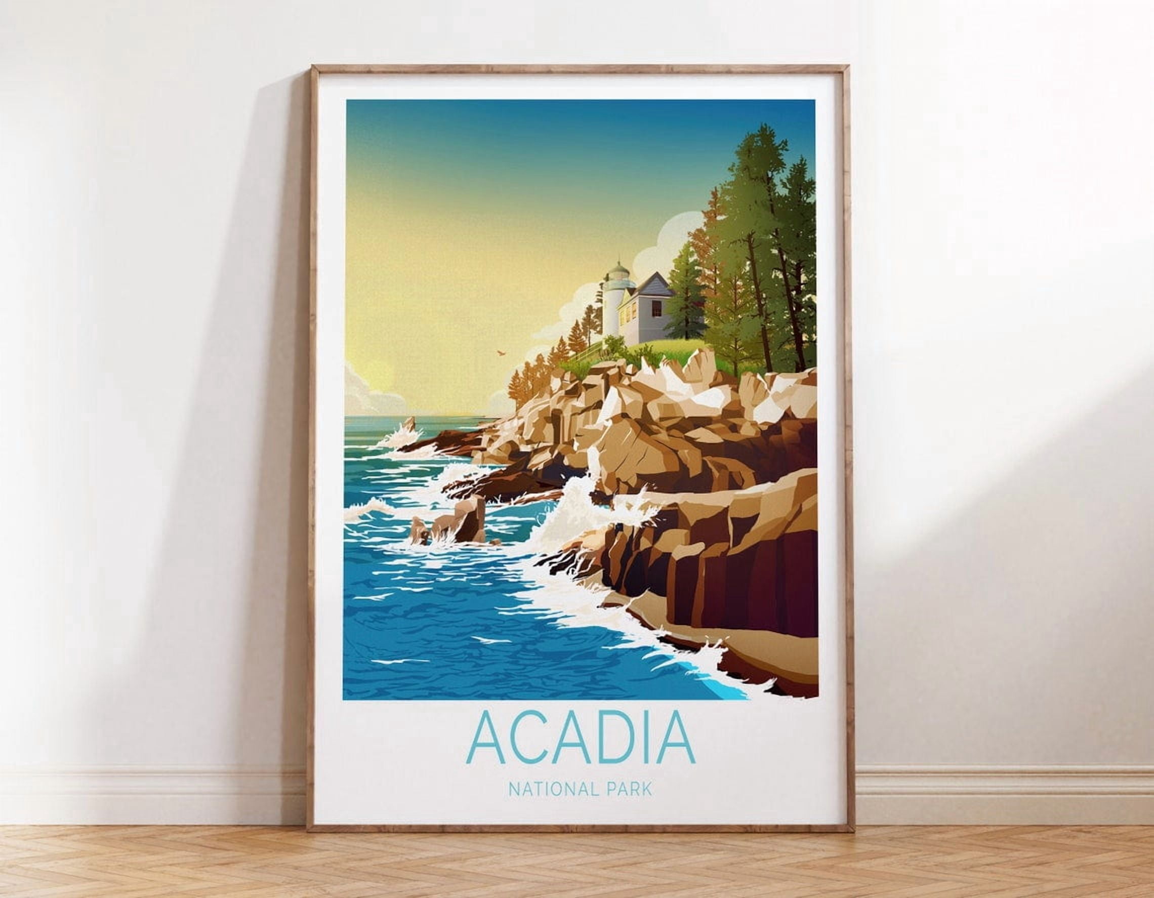 Acadia National Park Maine Nature Scenery Wall Art Unframed Paper Print ...