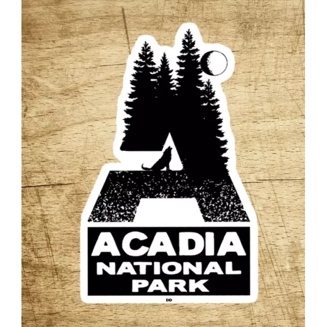 Acadia National Park Maine Sticker Decal / / Vacation Phone Decal Water ...