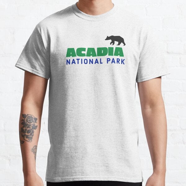 Acadia National Park Mountain Bear Travel Classic T-Shirt - Walmart.com