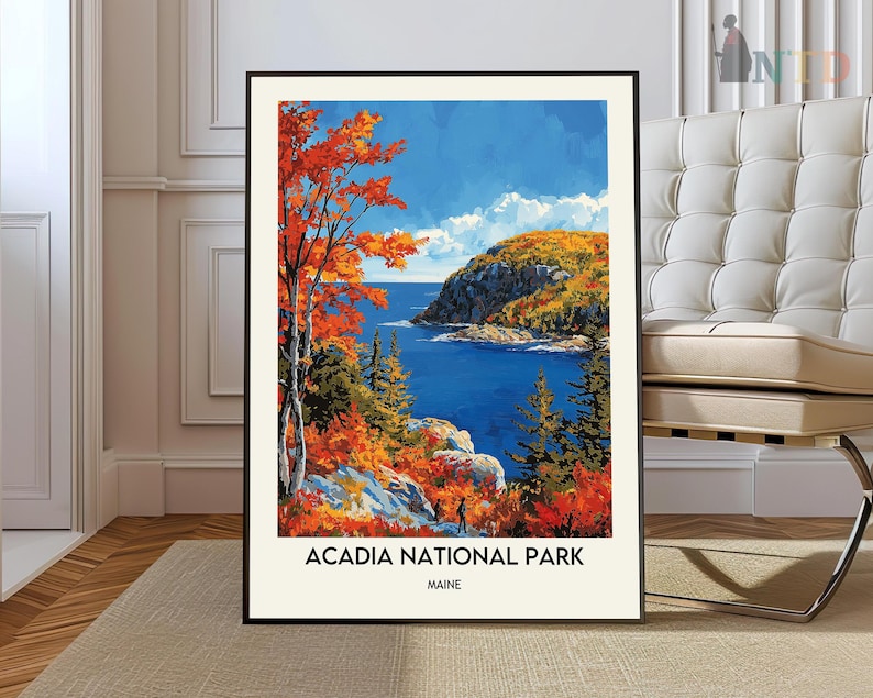 Acadia National Park Print, Acadia National Park Wall Art, Maine ...
