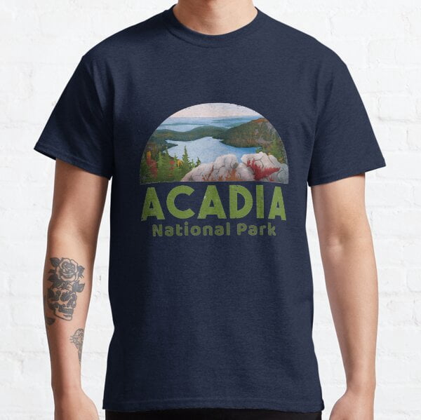Acadia National Park T Shirt Camp Hike Canoe Classic T-shirt - Walmart.com