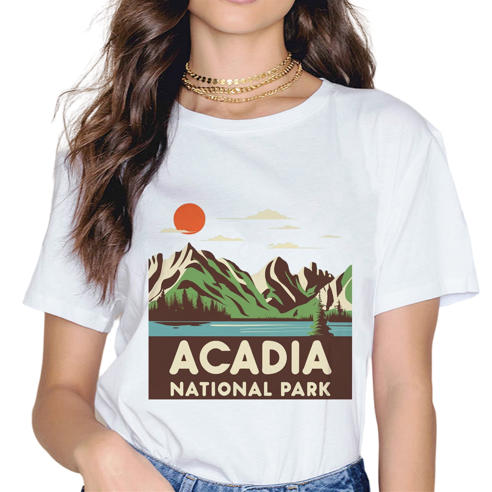 Acadia National Park T-Shirt - Walmart.com