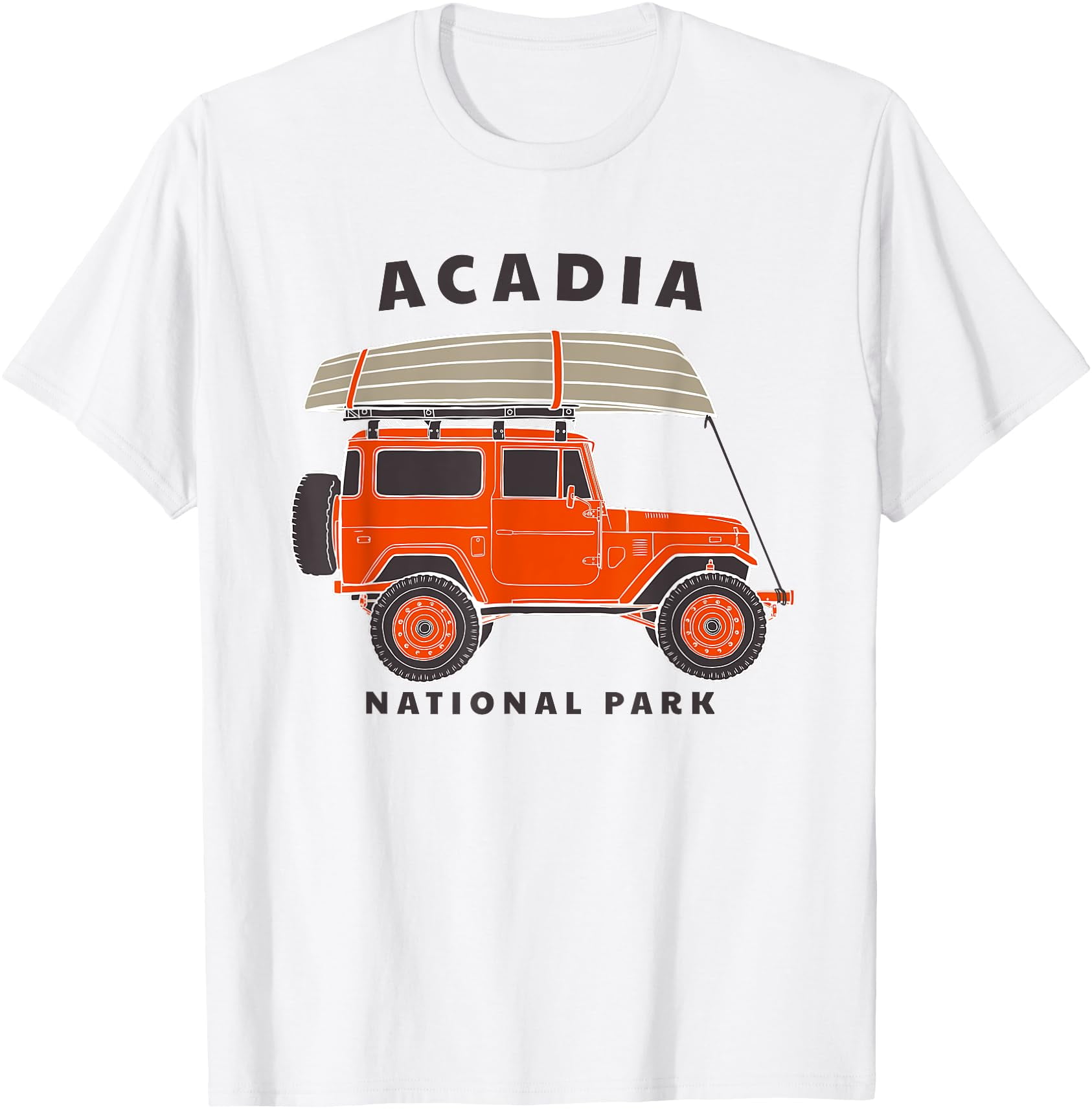 Acadia National Park Vintage Maine Souvenir Retro Gift Unisex T-Shirt ...