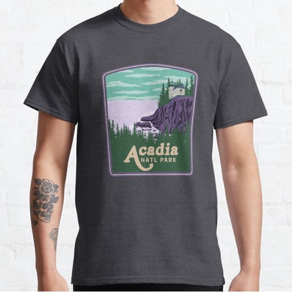 Acadia National ParkVintage Classic T-shirt - Walmart.com