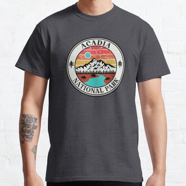 Acadia National ParkVintage Classic T-shirt - Walmart.com