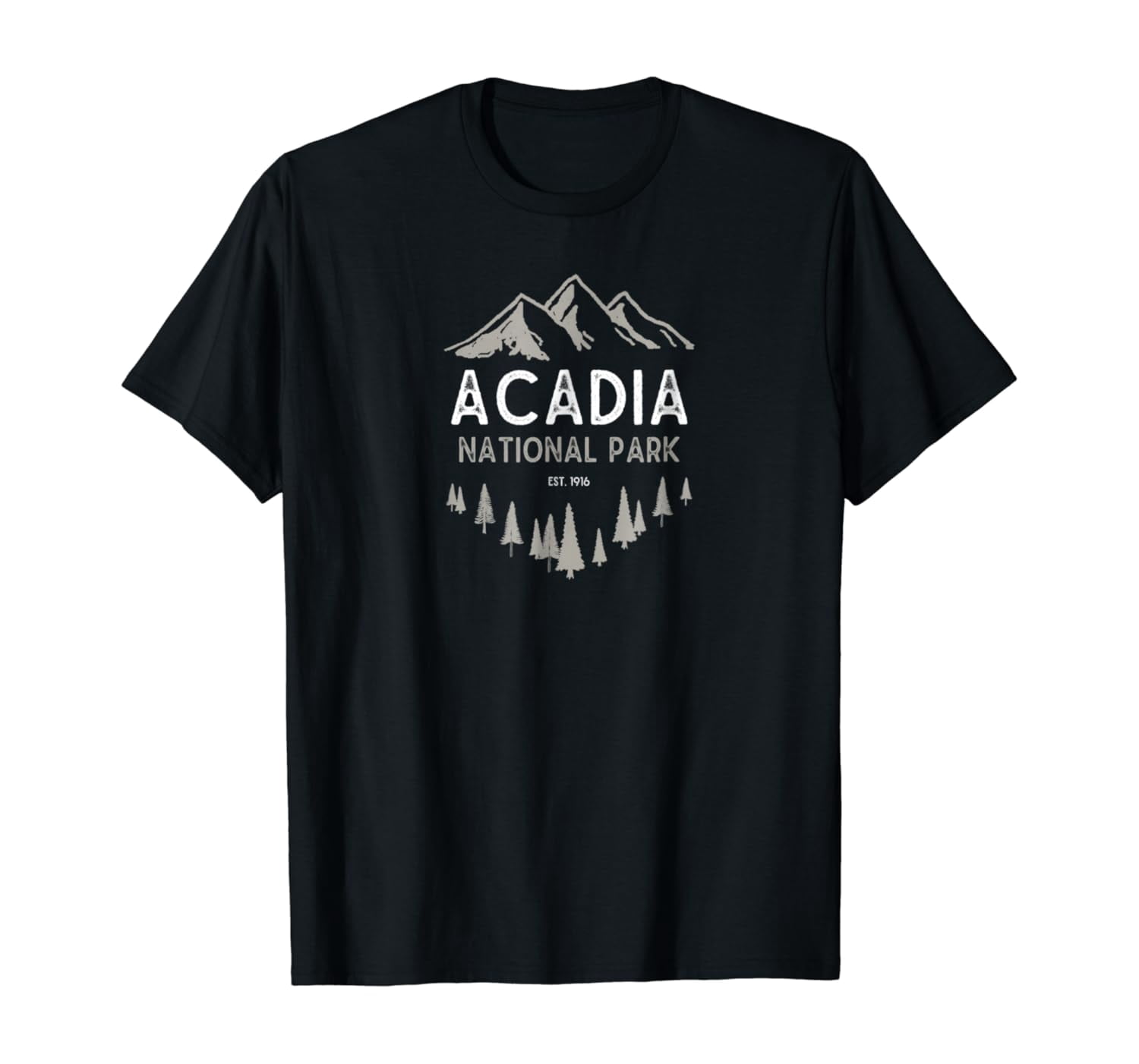 Acadia T Shirt Est 1916 Vintage Maine Shirt - Walmart.com