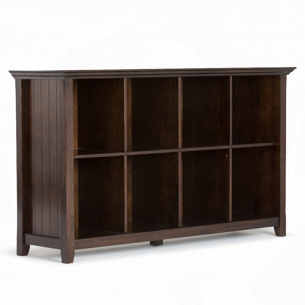 Acadian - 8 Cube Storage Sofa Table in Brunette Brown - Handcrafted ...