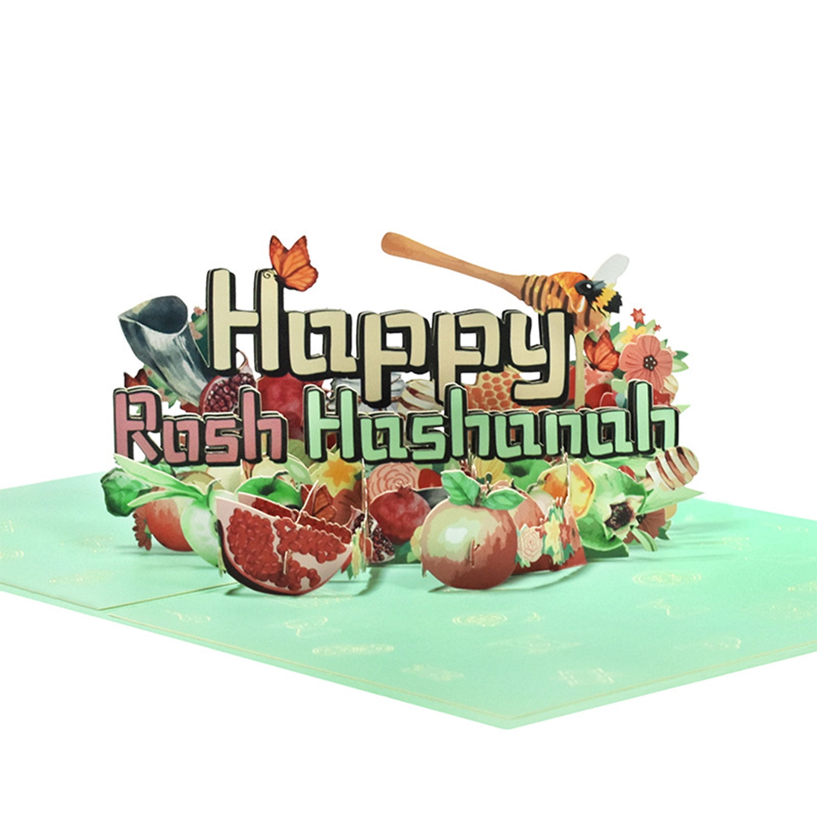 Acahhotxx 2023 NEW HappyRosh Hashanah Greeting Cards Religious Shanah ...