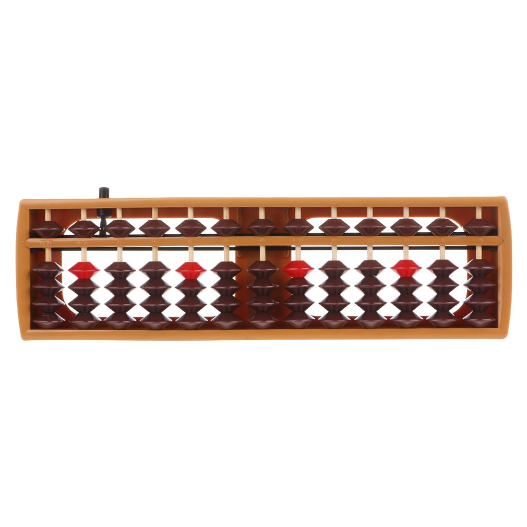 Acahhotxx Abacus Beads, Portable Japanese 13 Digits Column Soroban ...