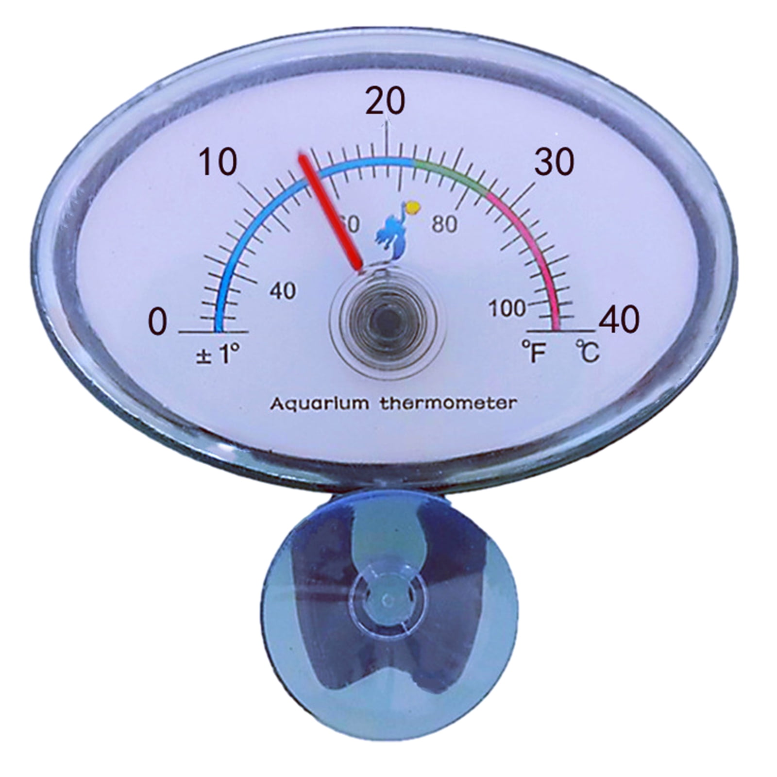 Acahhotxx Aquarium Decor, Liquid-In-Glass Aquarium Measure Temp Meter ...