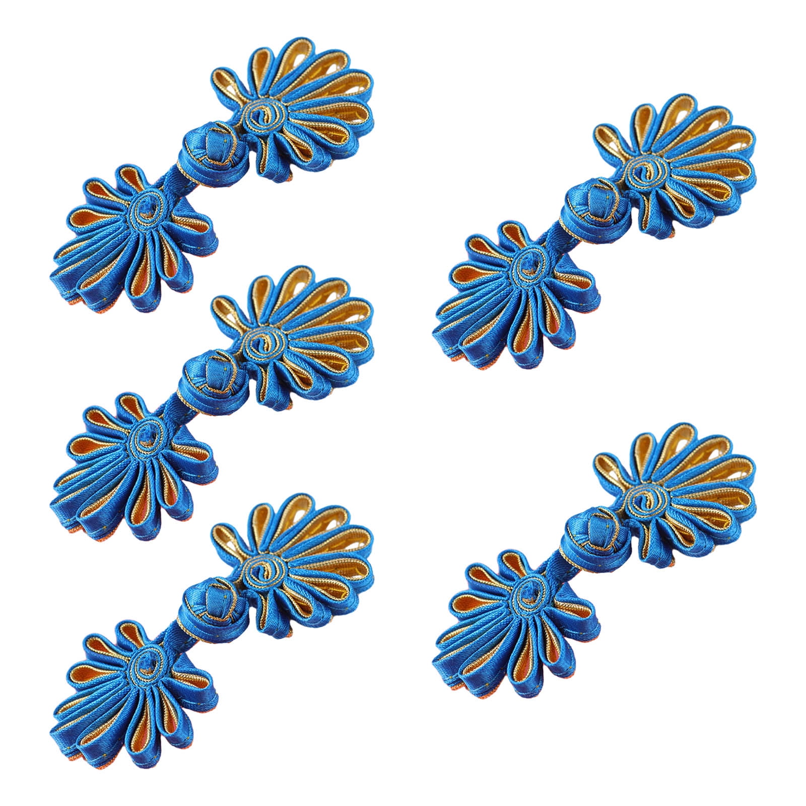 Acahhotxx Cheongsam Buttons, 5 Pairs Chinese Knots Frog Buttons ...