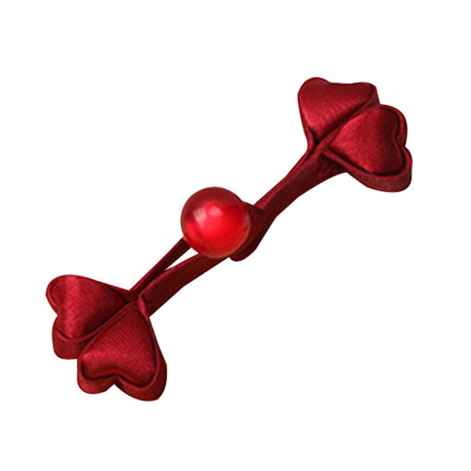 Acahhotxx Cheongsam Buttons, Chinese Knots Frog Buttons Beads Heart ...