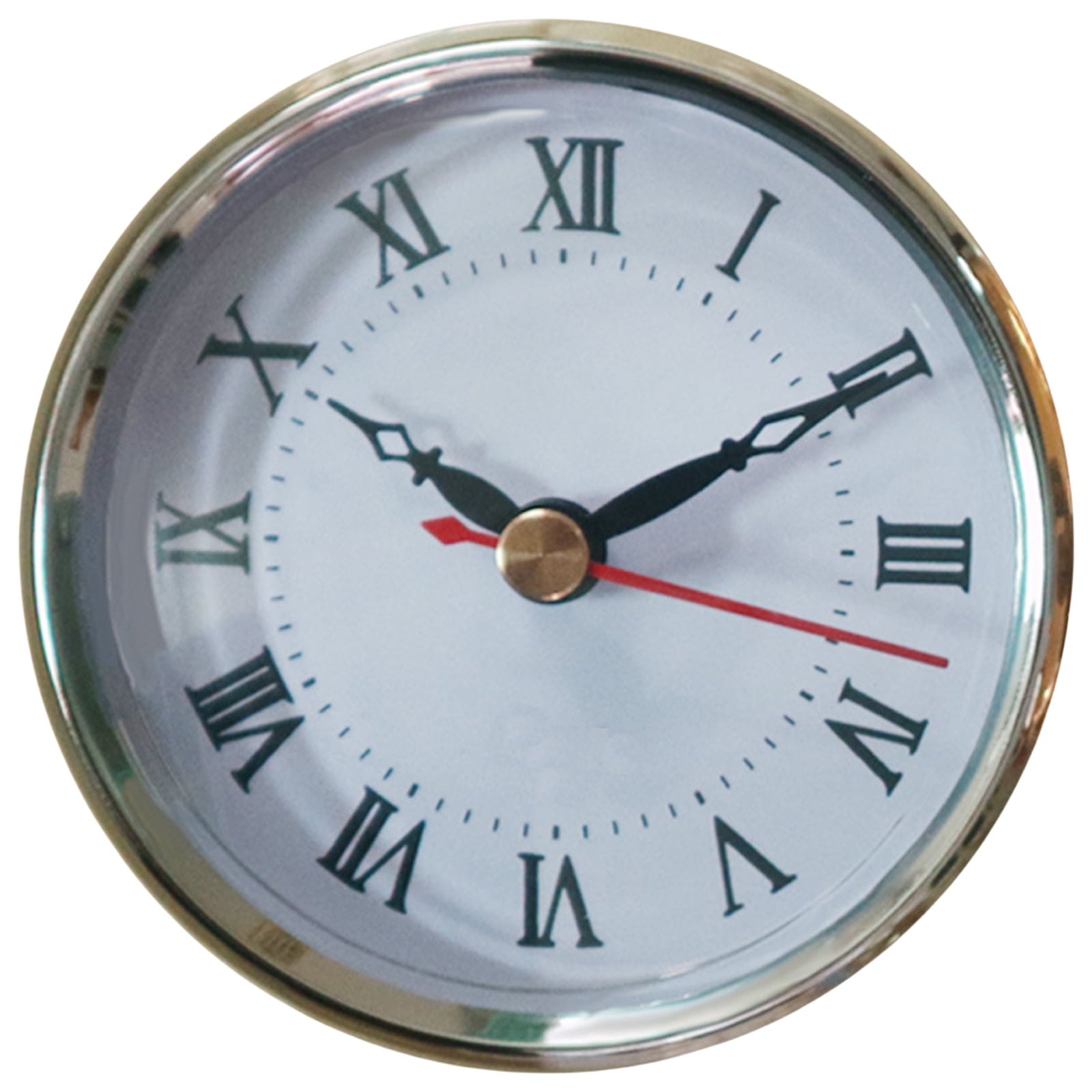 Acahhotxx Clock Insert, Elegant Round Clock Insert With Roman/Arabic ...