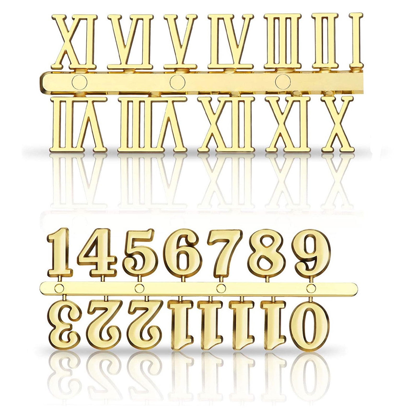 Acahhotxx Clock Numbers, Craft Digital Clock Numbers Kits Metal Arabic ...