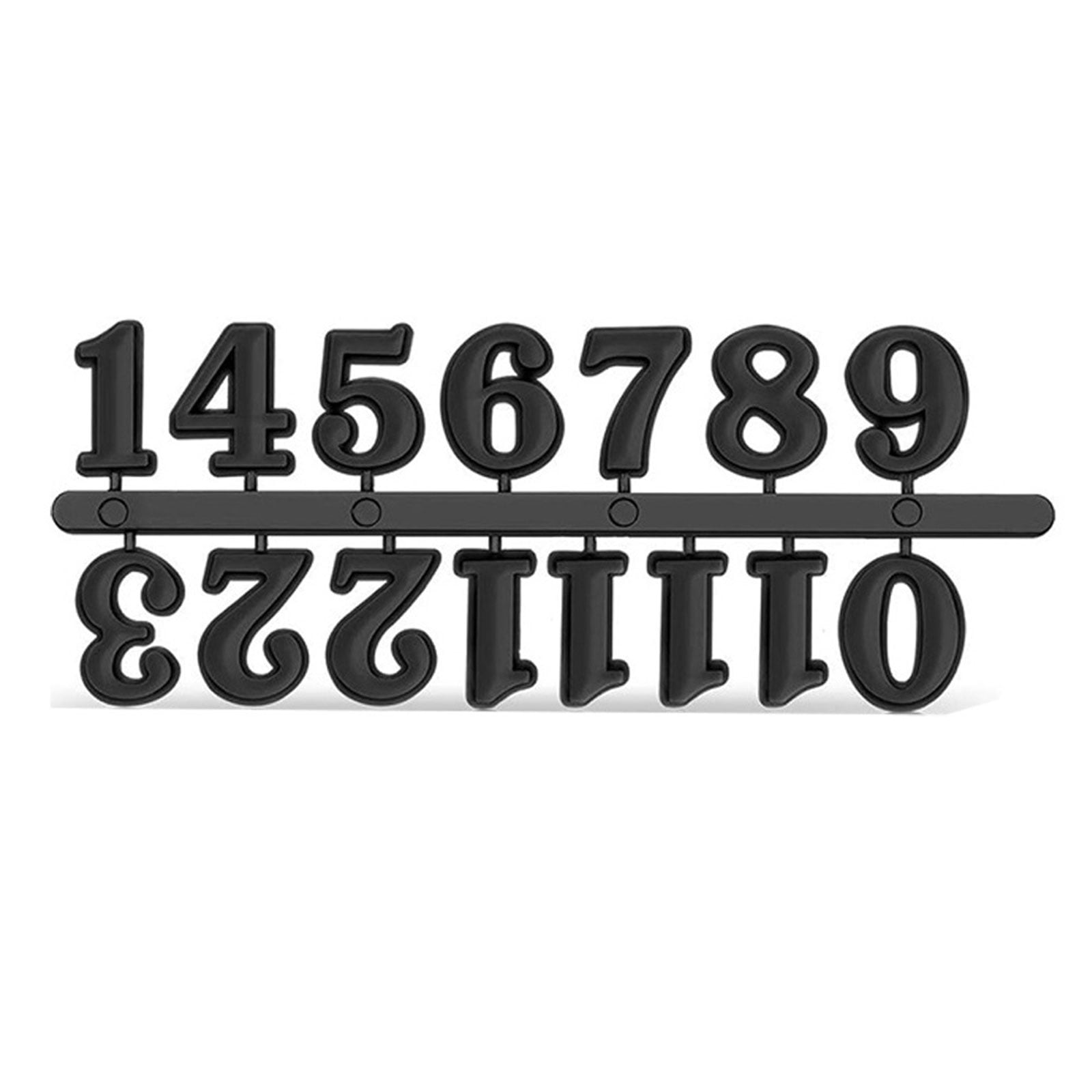 Acahhotxx Clock Numbers, Craft Digital Clock Numbers Kits Metal Arabic ...
