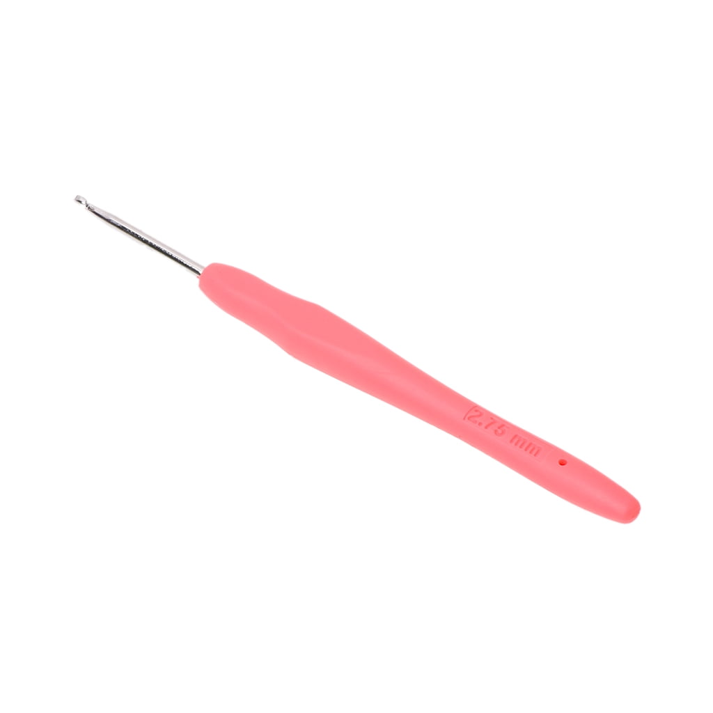 Acahhotxx Crochet Hook, Metal Knitting Needle Ergonomic Grips 0.5-2 ...