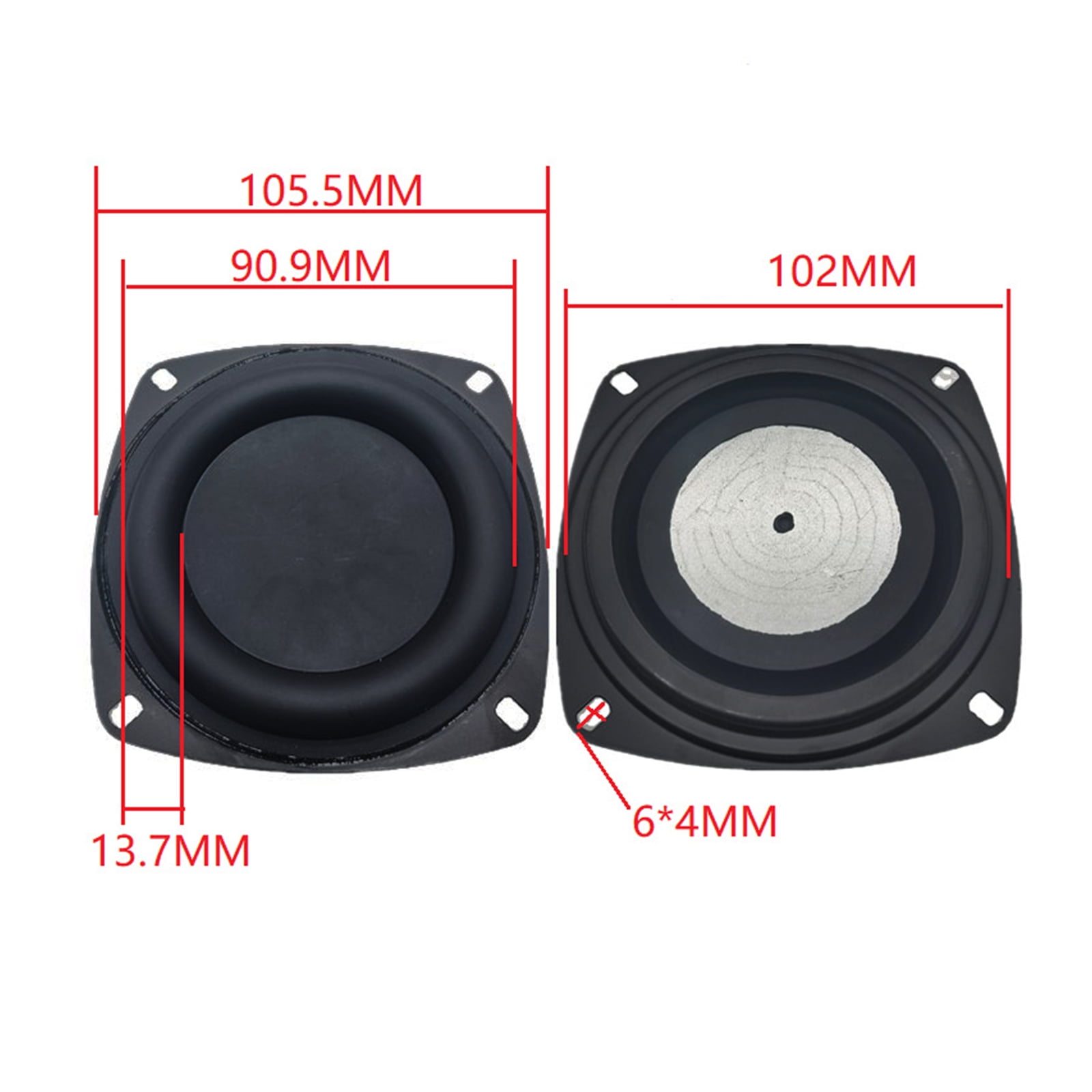 Acahhotxx DIY Diaphragm, Woofer Radiator Bass Passive 2/3/4inch Low ...