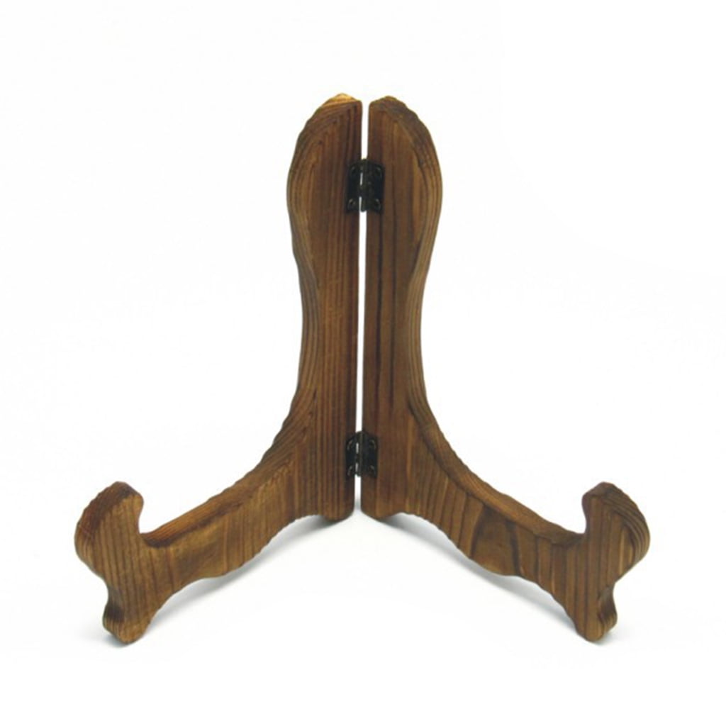 Acahhotxx Display Stand, Wooden Easels Folding Display Stand Dish Tea ...