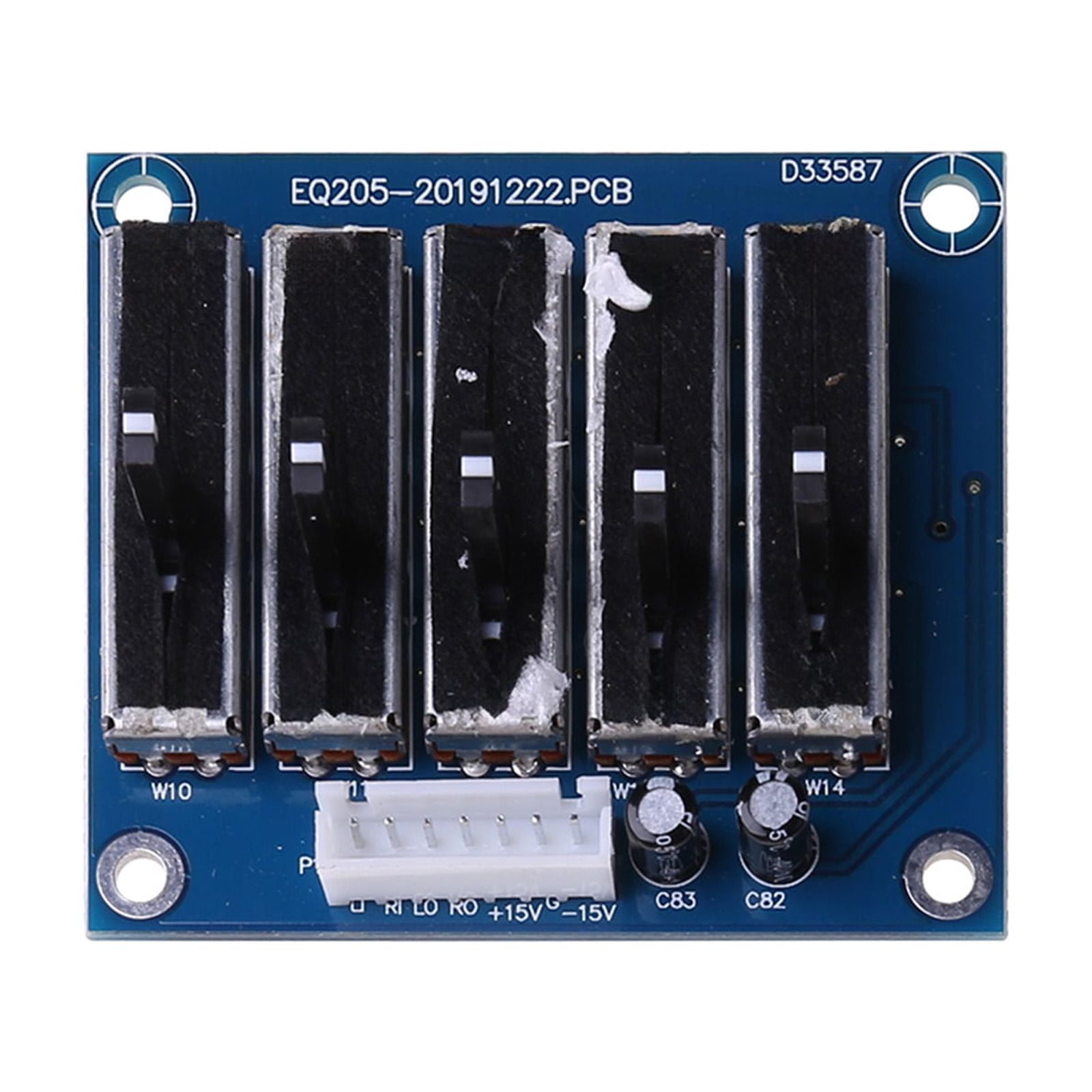 Acahhotxx Equalizer Balancer, Board Stereo Channel Adjustable Tone Boards Preamp Front Panel ...