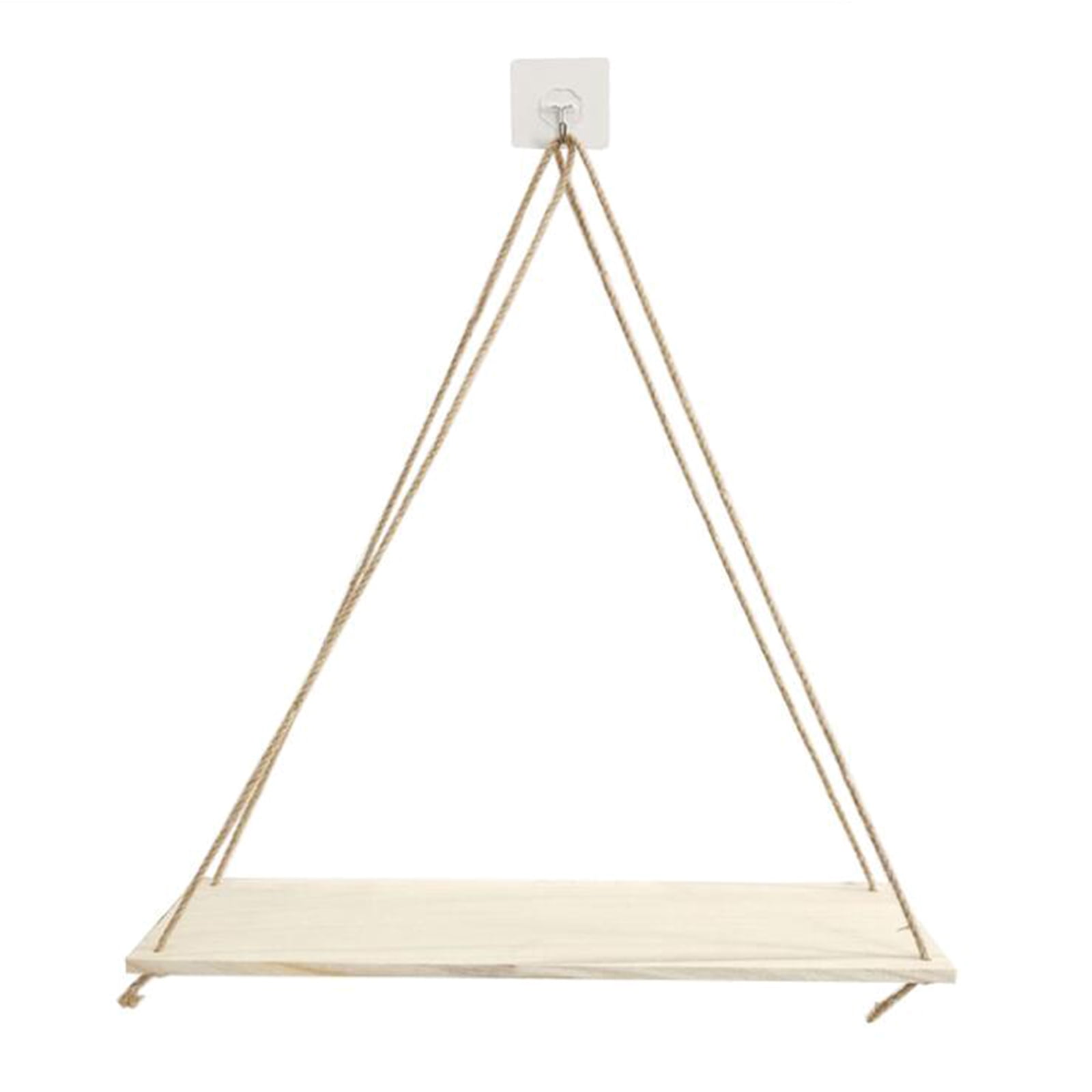 Acahhotxx Floating Shelves, Wood Swing Hanging Shelf Wall Mounted ...